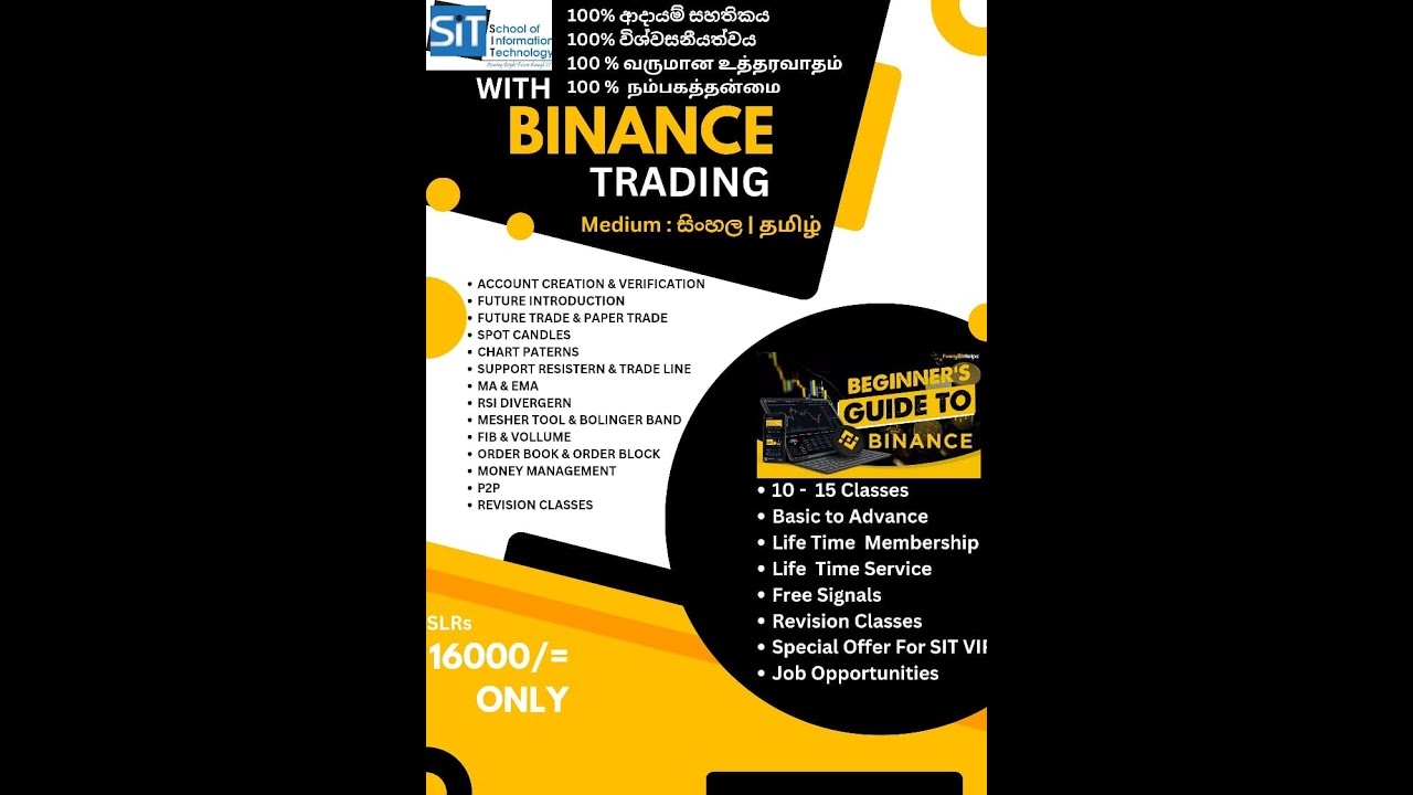 BINANCE TRADING TRAINING PROGRAM - YouTube
