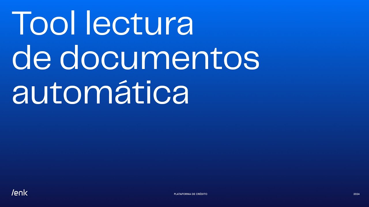 Lenk: Tool lectura de documentos automática - YouTube