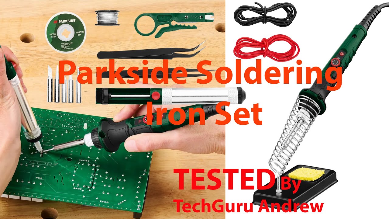 Parkside Soldering Iron Set PLK 60 A1 - YouTube