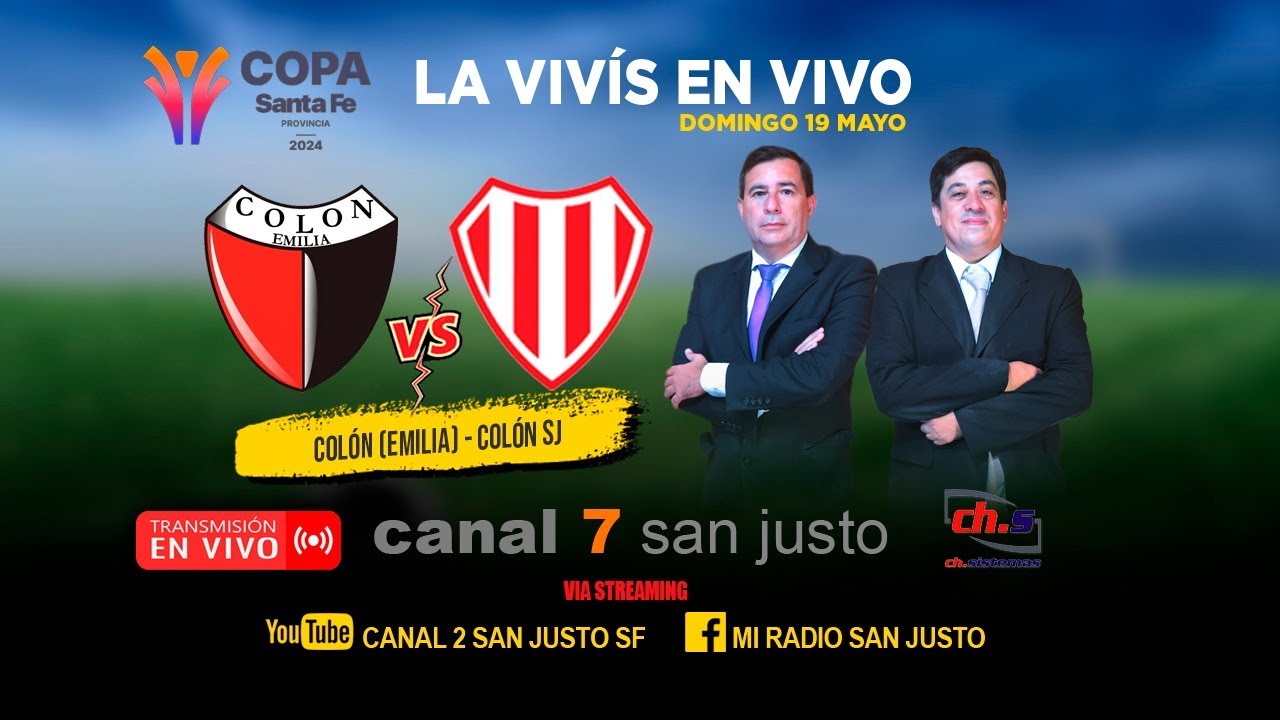 COPA SANTA FE IDA: COLÓN EMILIA VS COLÓN SJ EN VIVO - YouTube