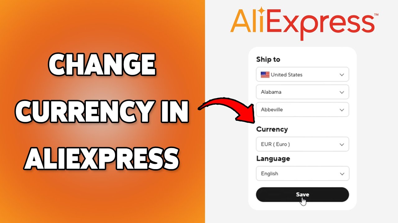 How To Change Currency In AliExpress | Switch AliExpress Display ...