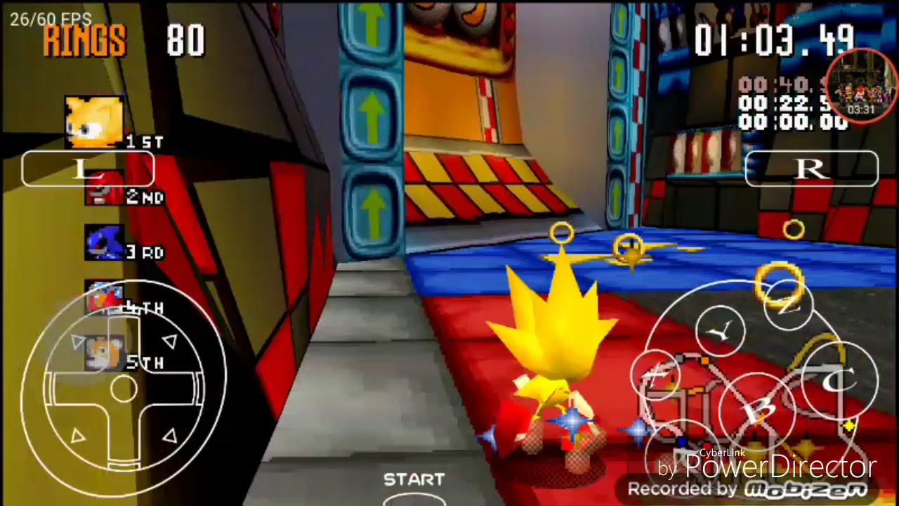 Gameplay de sonic R para android - YouTube