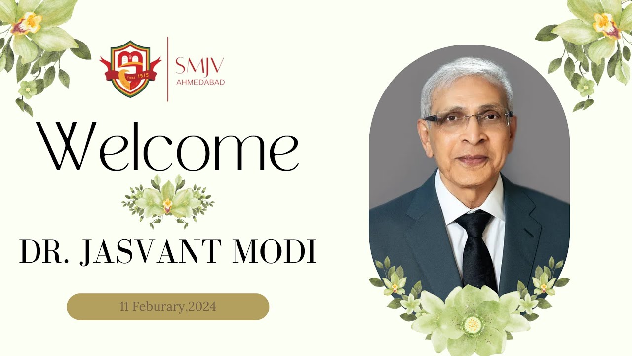 FELICITATION OF DR. SHRI JASWANT MODI | SHREE MAHAVIR JAIN VIDHYLAY ...