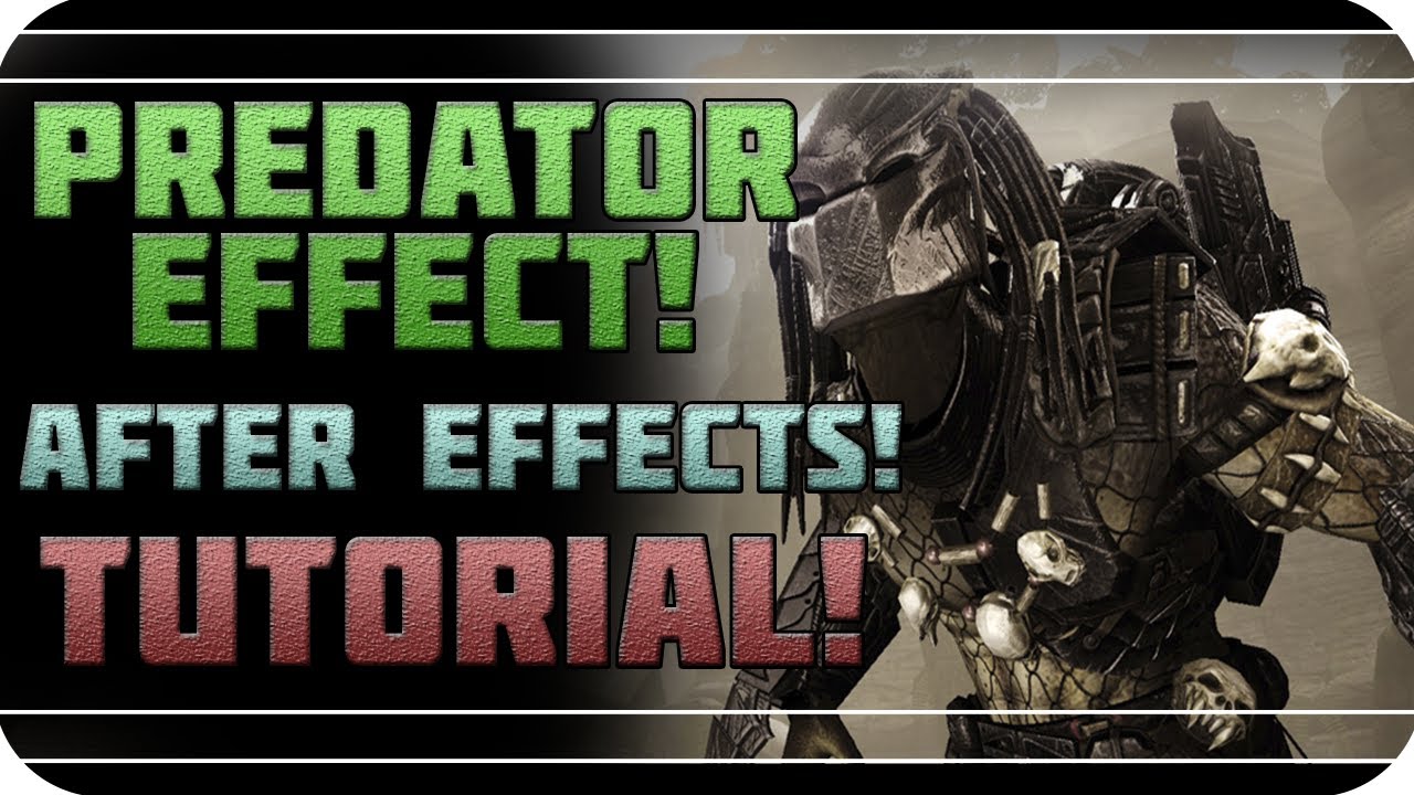 Tutorial: Predator Effect / camouflage Weapon | After Effects | Clase ...
