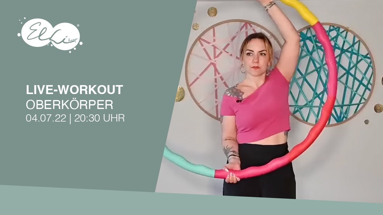 Elli Hoop | 20 Min. Oberkörper Workout (LIVE) - YouTube