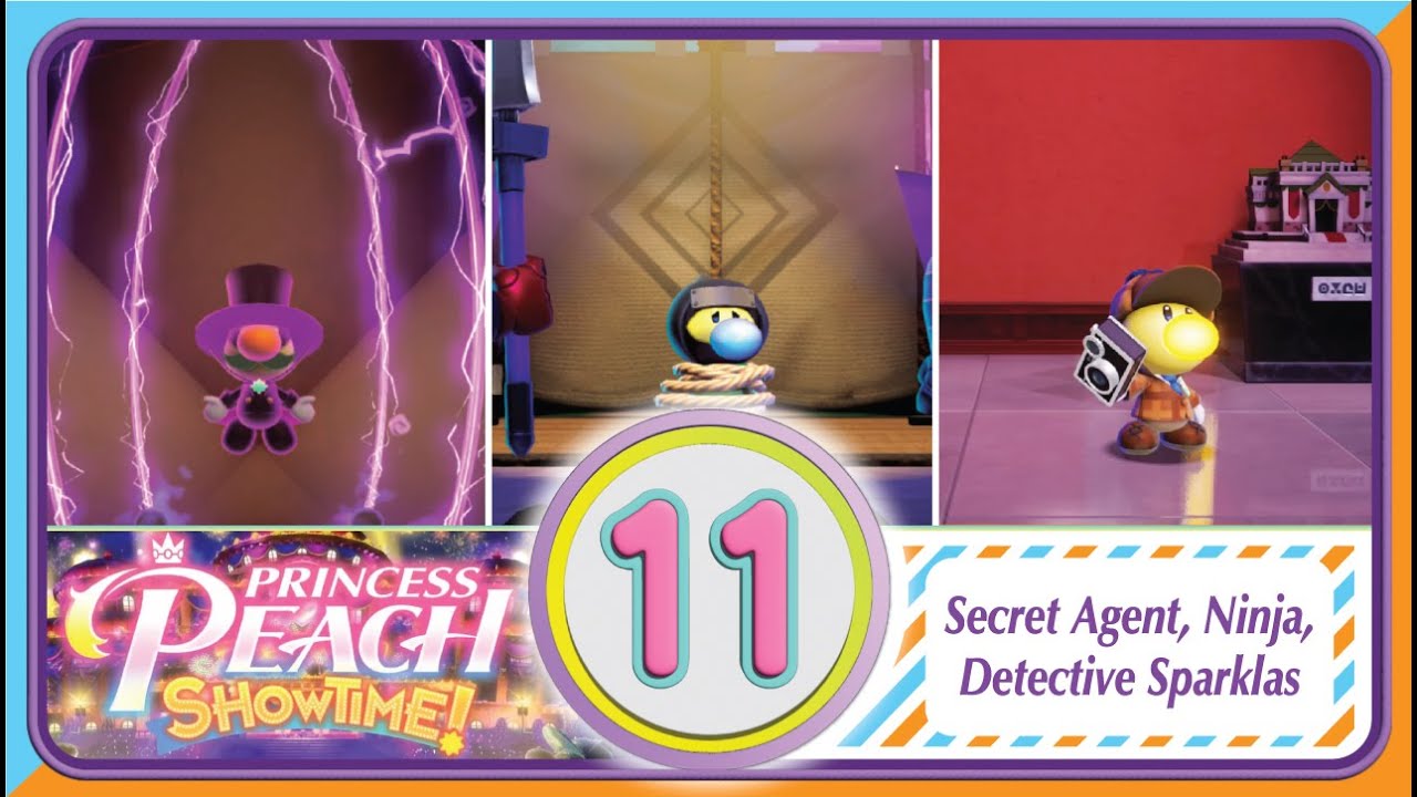 PRINCESS PEACH: SHOWTIME! - Part 11 || Secret Agent, Ninja and ...