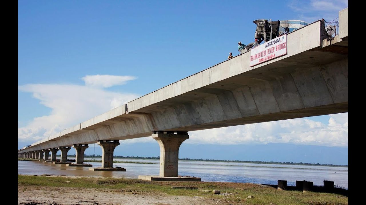 #Dhola Sadiya Bridge ,Beam bridge in Lakhimpuriya Nepali, Assam - YouTube