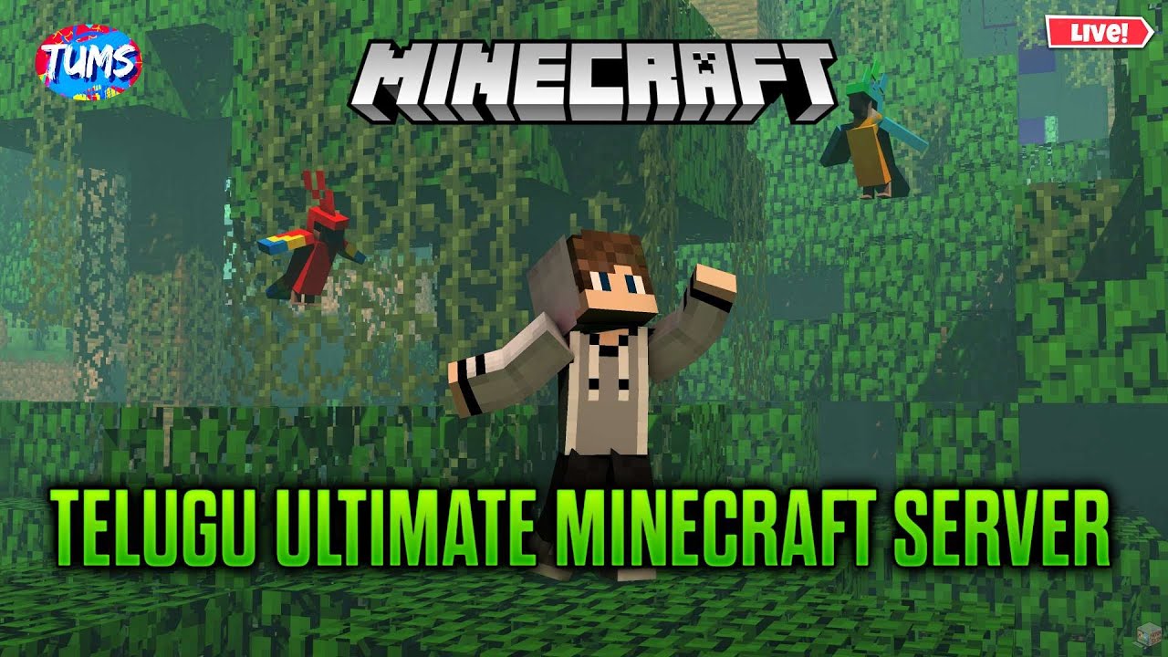 Minecraft is Live//MSR is Live//Telugu Gamer #minecraft #minecraftmemes ...