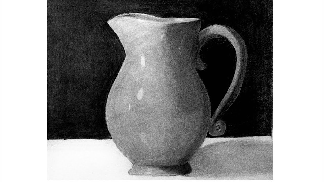 Still Life Drawing | Step by Step | How to draw | Graphite Pencil ...