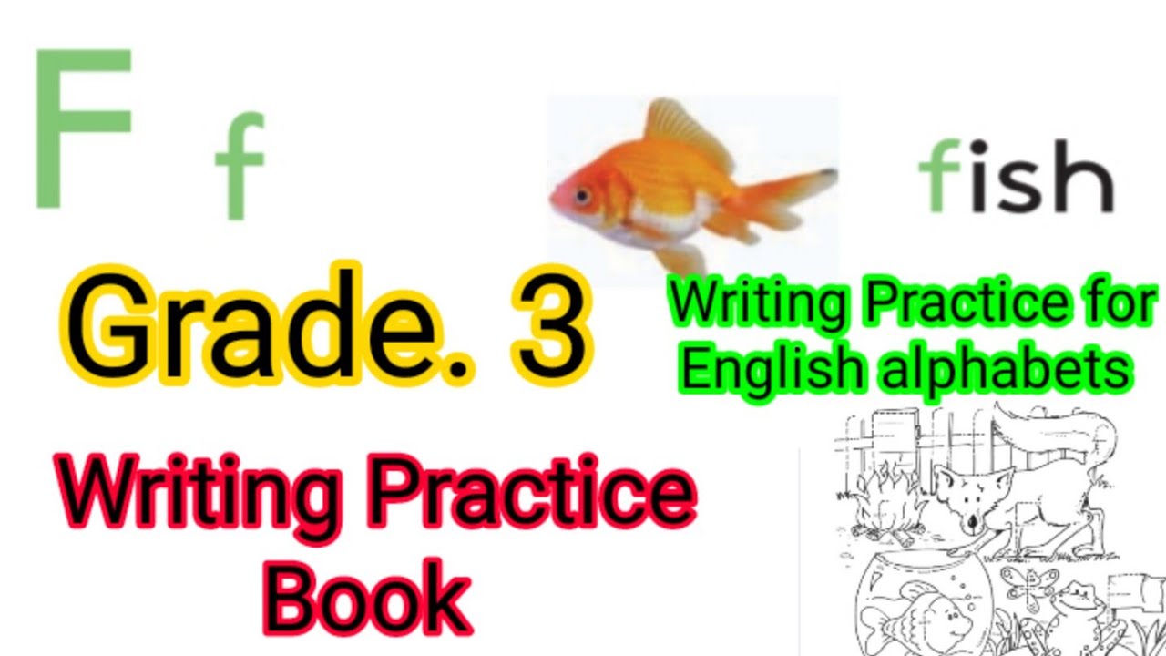 Grade. 3 English Writing Practice Book - YouTube