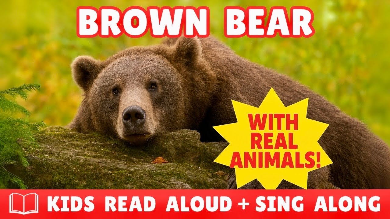 Brown Bear, Brown Bear, What Do You See? 🐻 Read Aloud Song for Kids ...