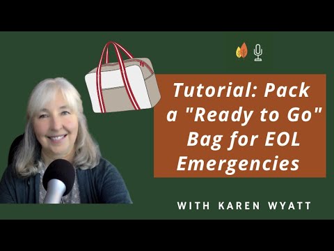 Tutorial: How to Pack a "Ready to Go" Bag for EOL Emergencies - YouTube