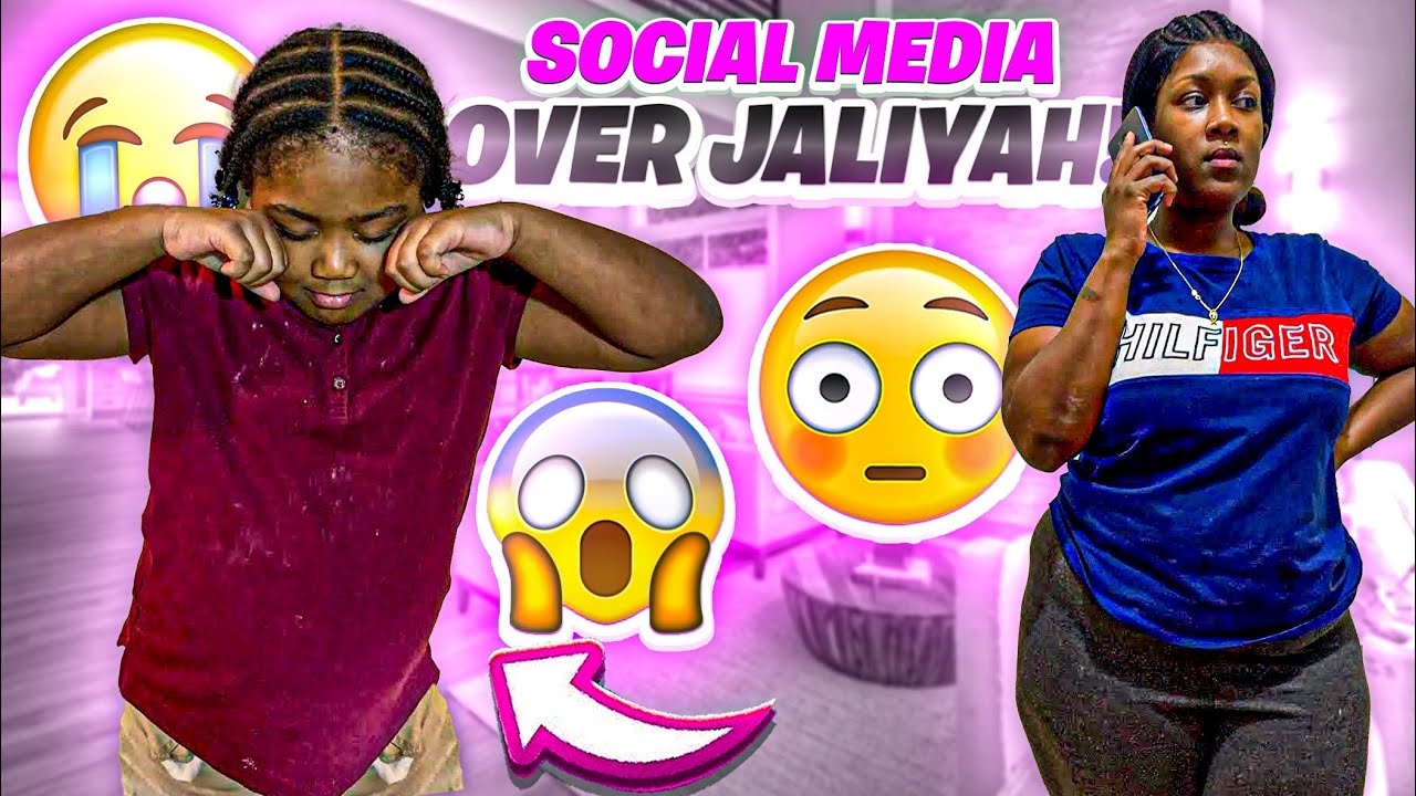 Social Media over Jaliyah🥴📱📲(she cried find out why ) 😂 - YouTube