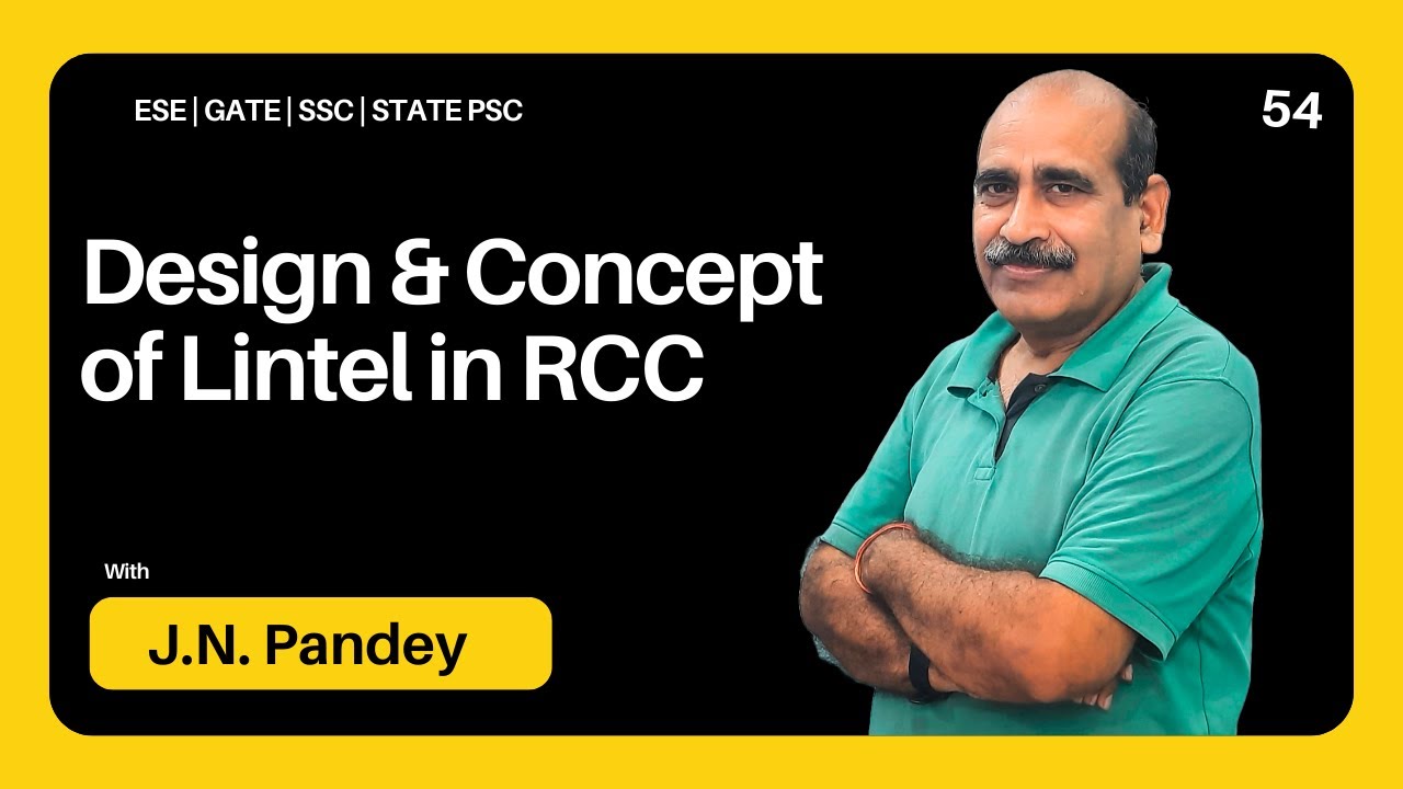 Design & Concept of Lintel in RCC | Lecture 54 - YouTube