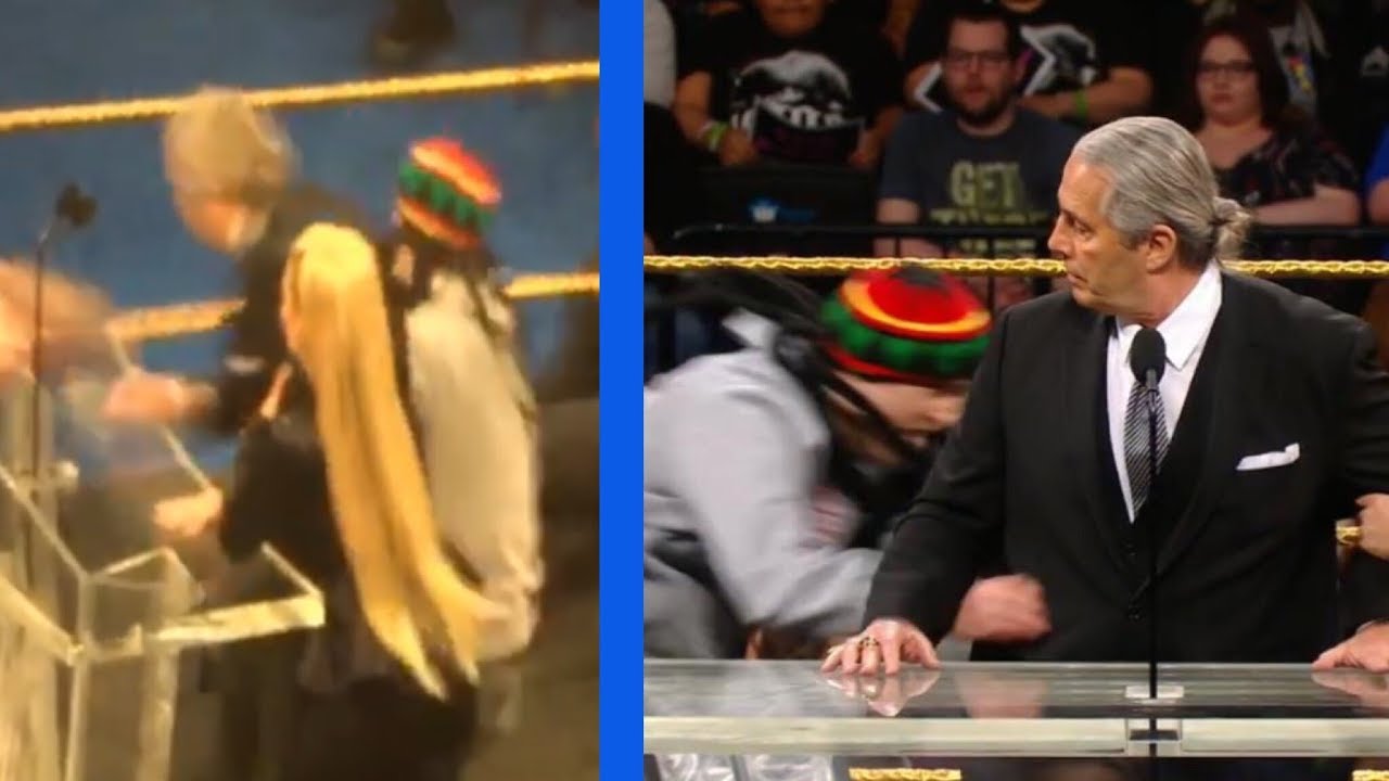 BRET HART ATTACKED AT WWE HALL OF FAME 2019! - YouTube