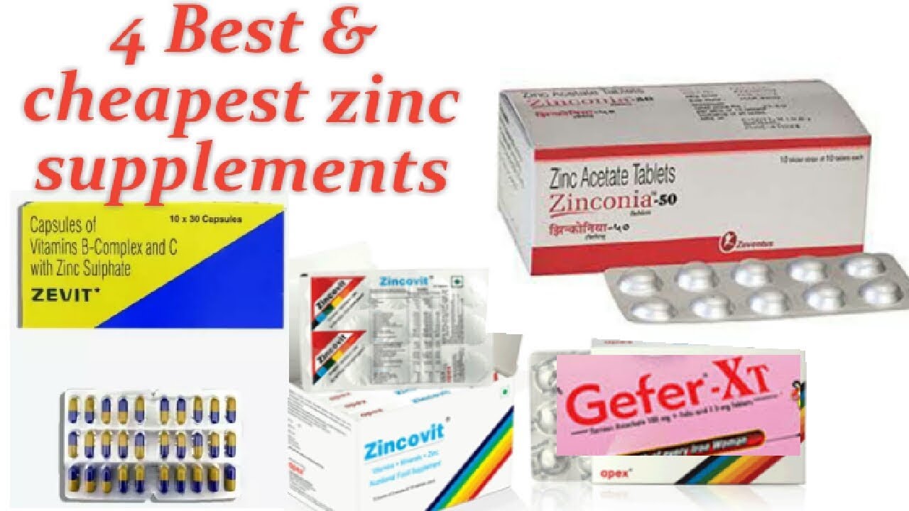 4 Best & Cheapest zinc supplements || Zincovit tablet/Zinconia tablet ...