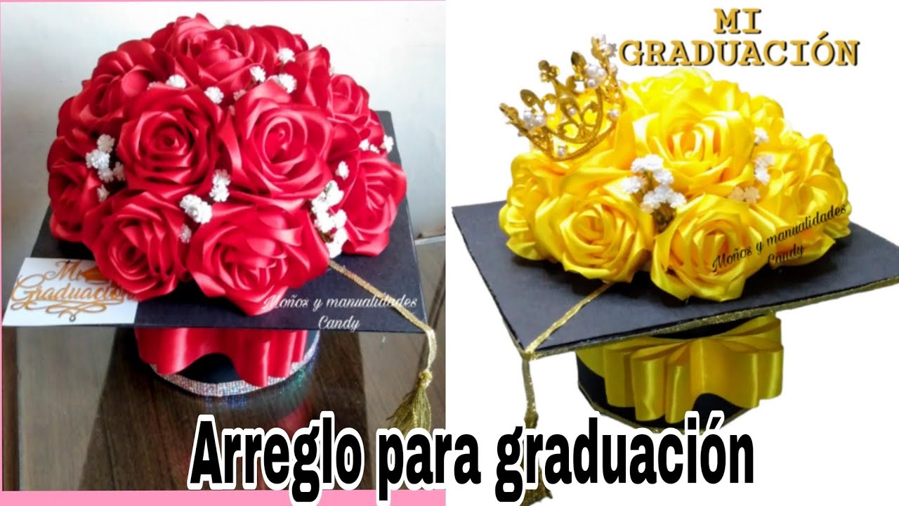 Arreglo para graduación,con rosas eternas 🌹🌹🌹 - YouTube