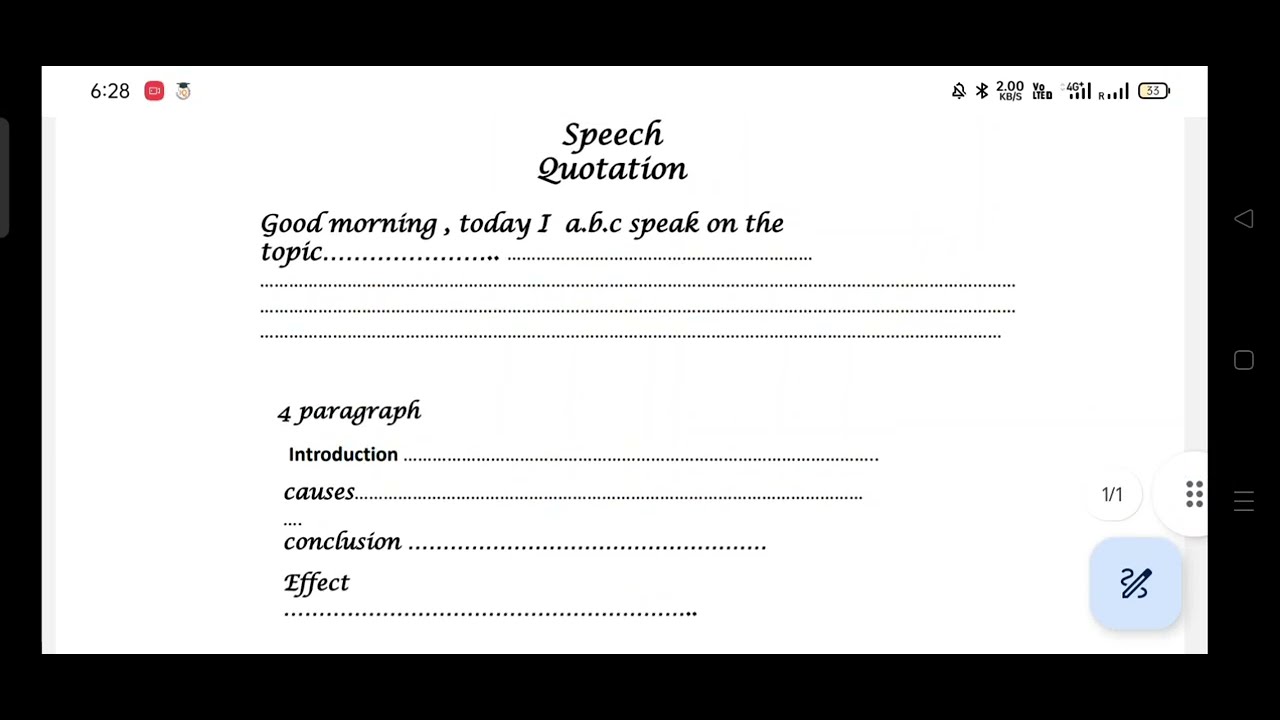 how to write a speech English (school) homework - YouTube