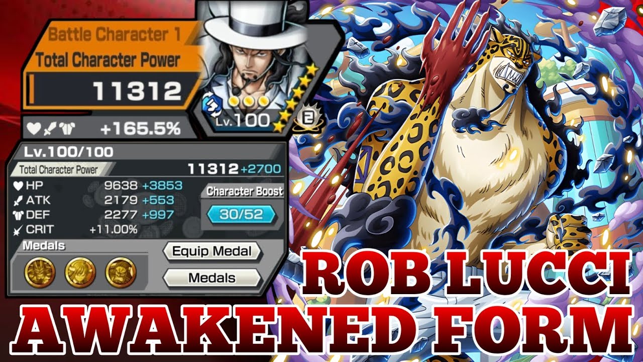 ROB LUCCI GAMEPLAY | ONE PIECE BOUNTY RUSH | OPBR - YouTube