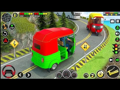 Auto rickshaw|| tampu stop station for passengers||2022 simulator 3d ...