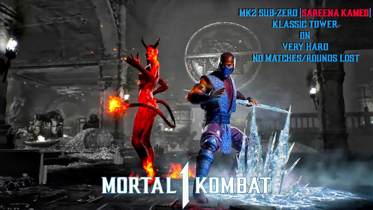 Mortal Kombat 1 - MK2 Sub-Zero (Sareena Kameo) Klassic Tower On Very ...