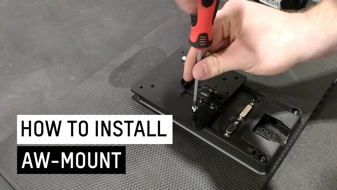How to install the AW-MOUNT - YouTube