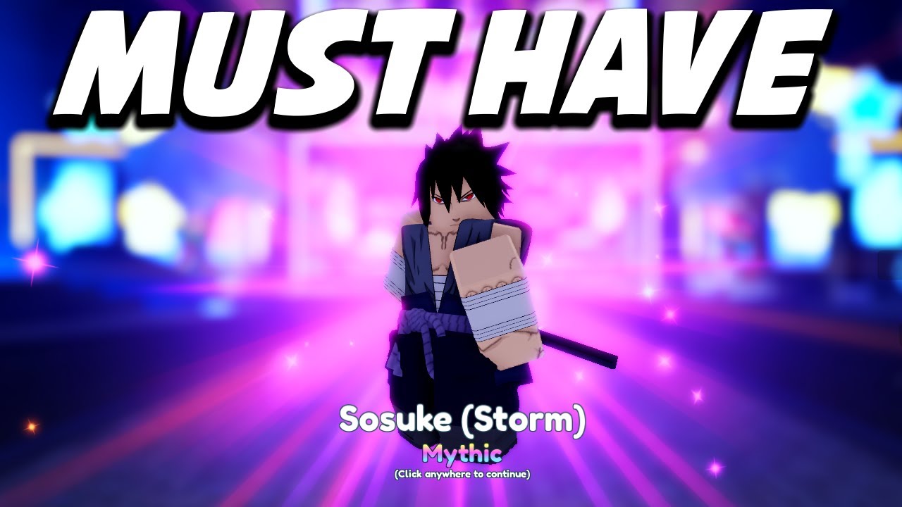 I GOT SOSUKE (STORM) UNIT AND ITS INSANELY OP! *UPDATE 10.7.5* In Anime ...