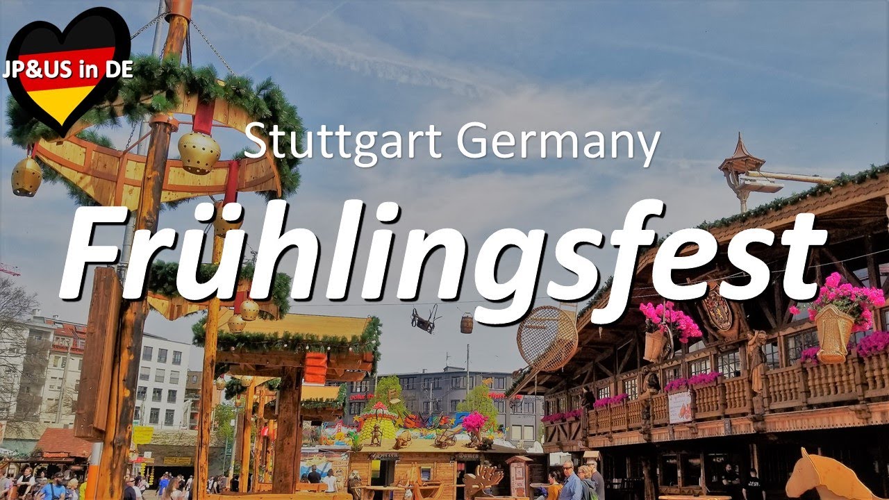 【Stuttgarter Frühlingsfest 2023】🇩🇪Let's go to the Spring Festival in ...