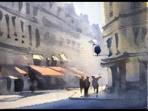 Advancing with Watercolor Creating a Center of Interest - "Tête à tête ...