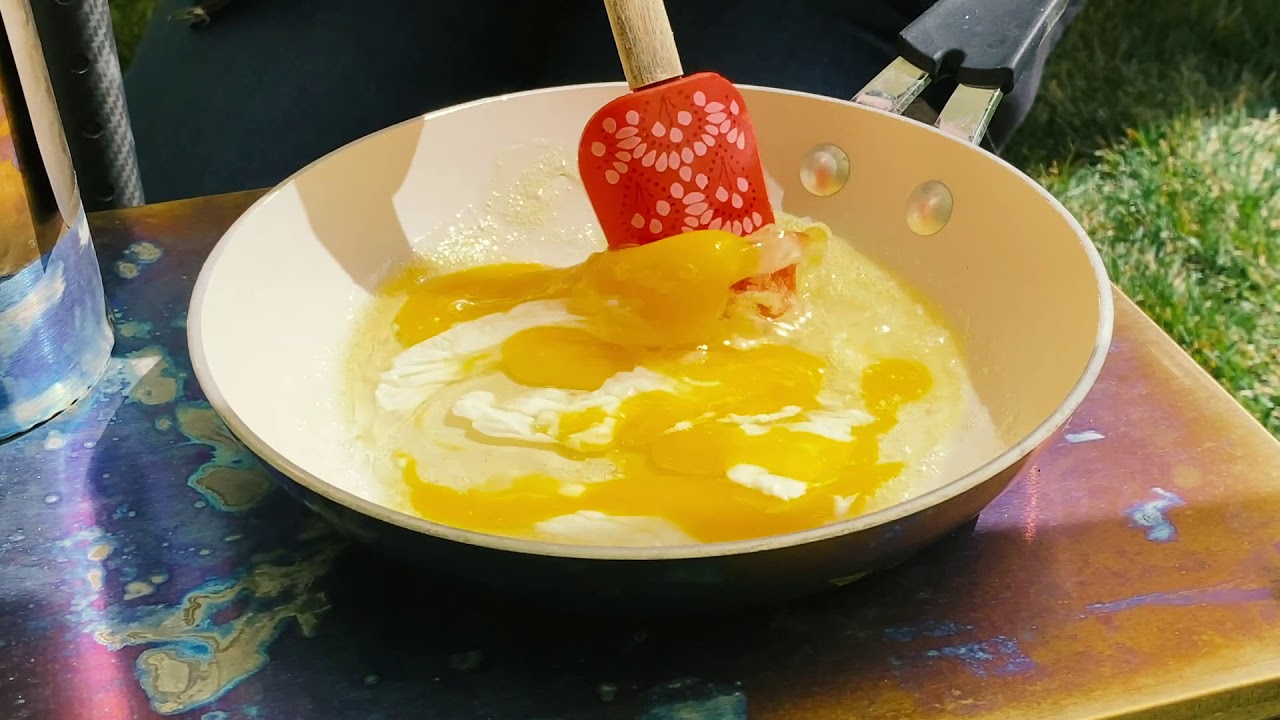 How to Cook Breakfast on your Seek Outside Tent Stove - YouTube