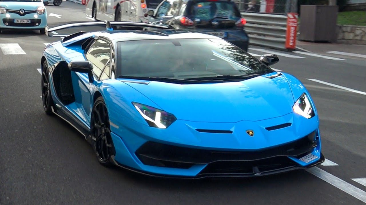 Supercars in Monaco 2022 [ 99 ] (x2 Aventador SVJ, Chiron Sport, x2 8C ...