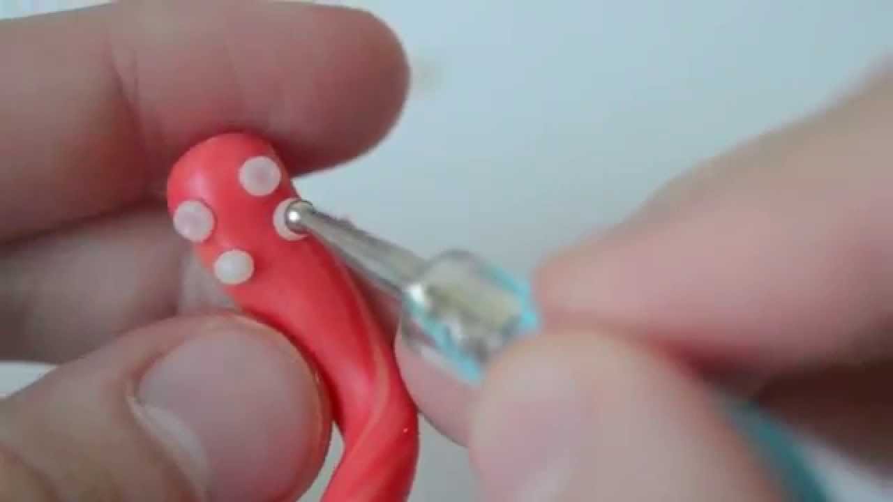 Polymer Clay Tutorial: Octopus Tentacle | TheCraftyKawaii - YouTube