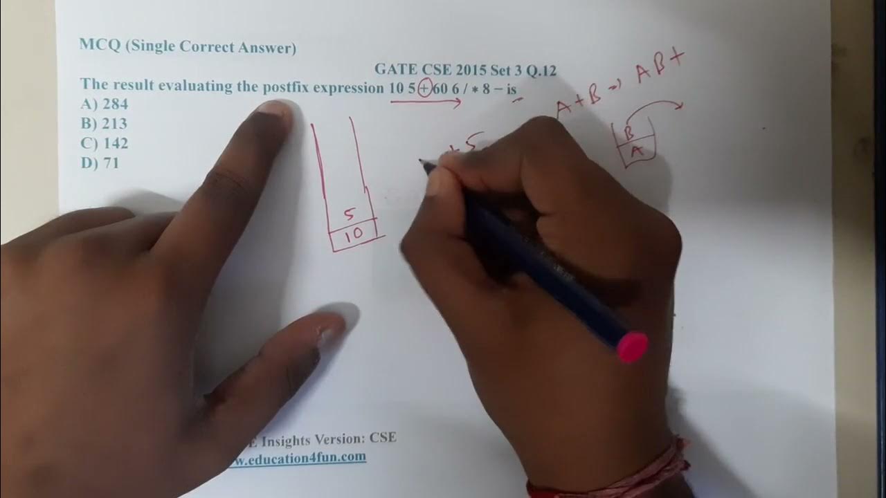 GATE CSE 2015 SET 3 Q 12 || Stacks and Queues || Data Structure || GATE Insights Version: CSE ...