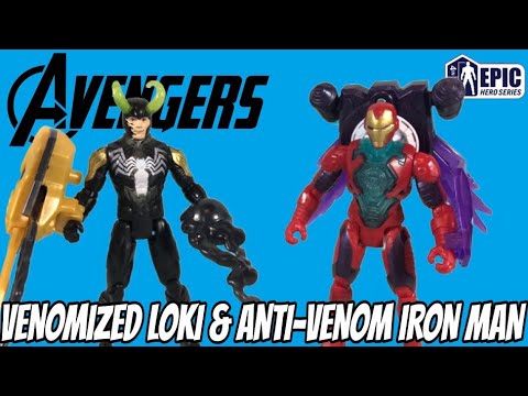 Epic World of Action Venomized Loki & Anti-Venom Iron Man Review ...