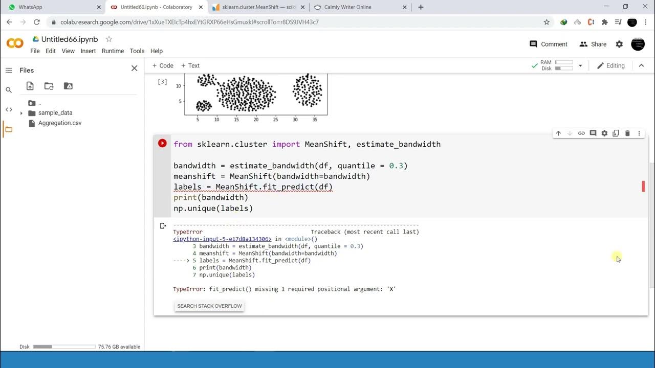 8. Machine Learning - Clustering - Mean Shift Clustering - YouTube