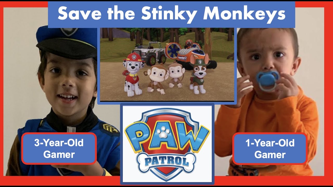 Paw Patrol - Save the Stinky Monkeys - YouTube