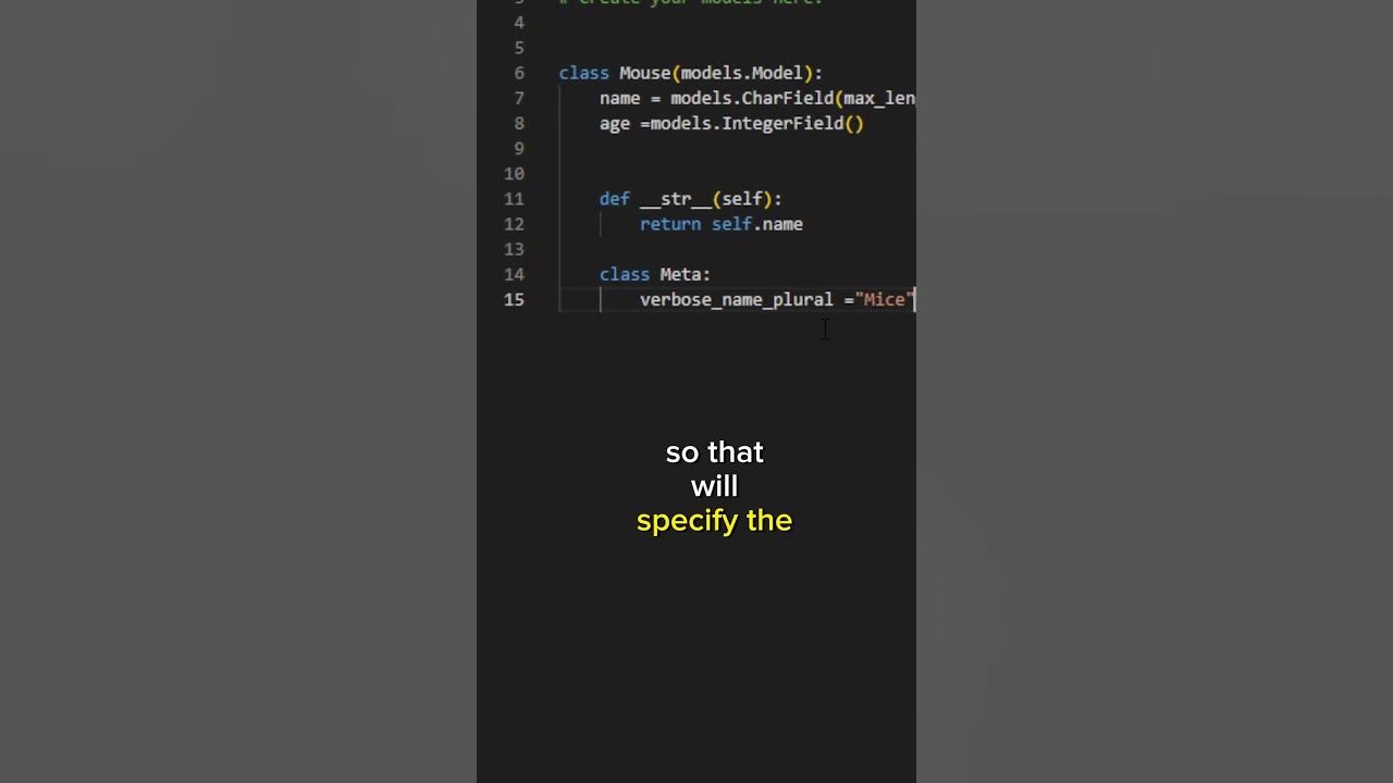 Create a plural name for Django models on the admin #python #django ...