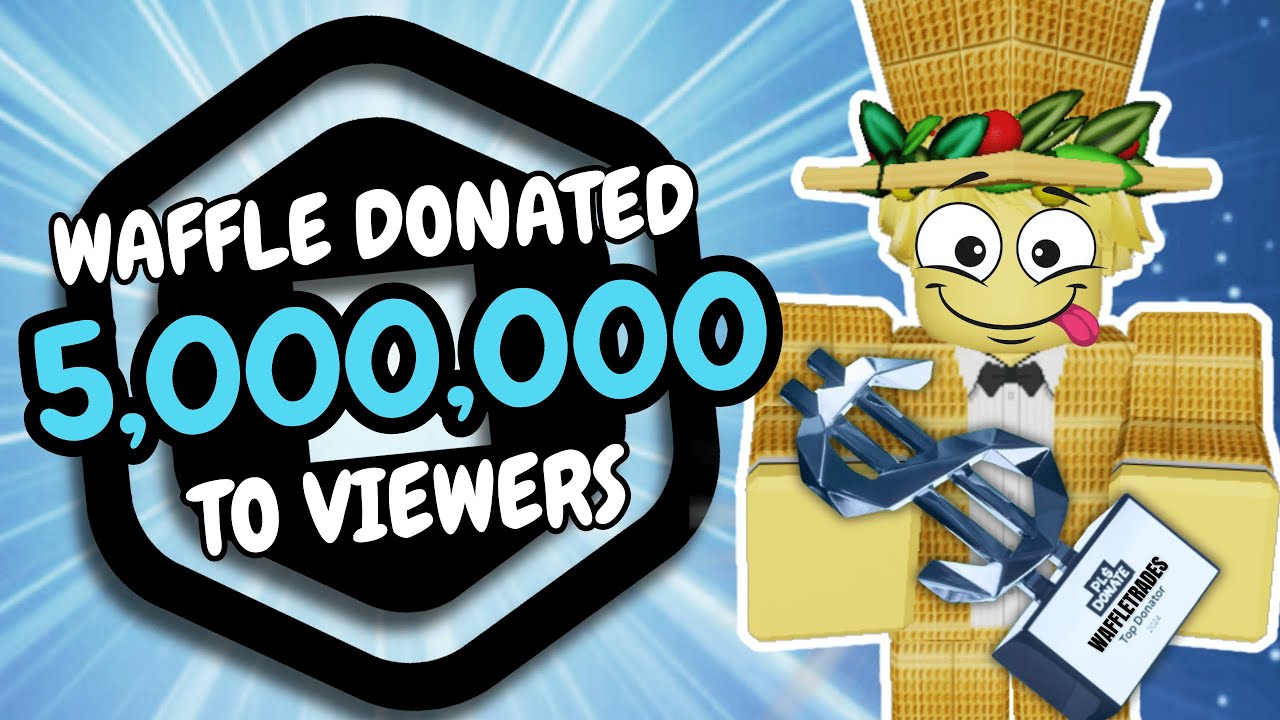 Donating 5,000,000 Robux For Pls Donate Trophy! [PART 2] - YouTube