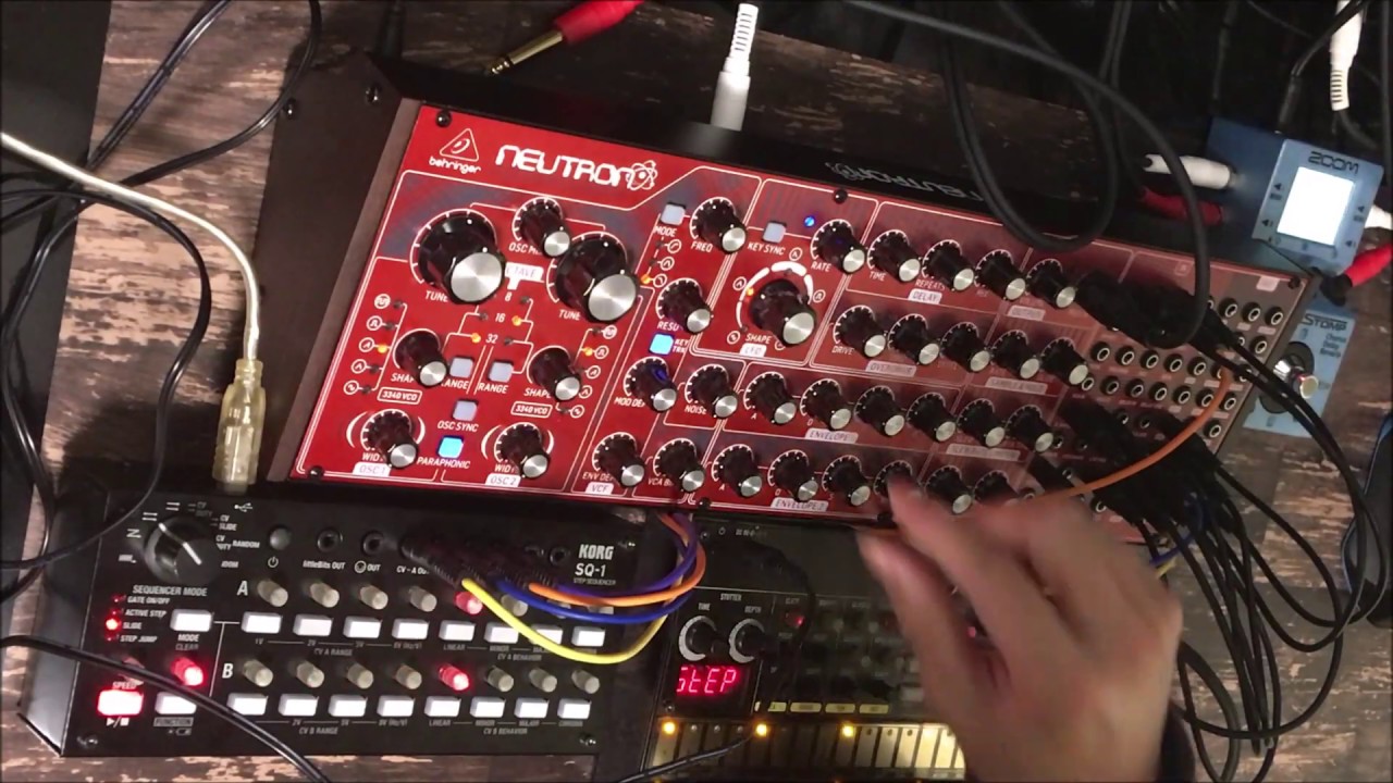 Behringer Neutron, KORG Volca Beats & SQ-1 (synth jam 2019 #15) - YouTube