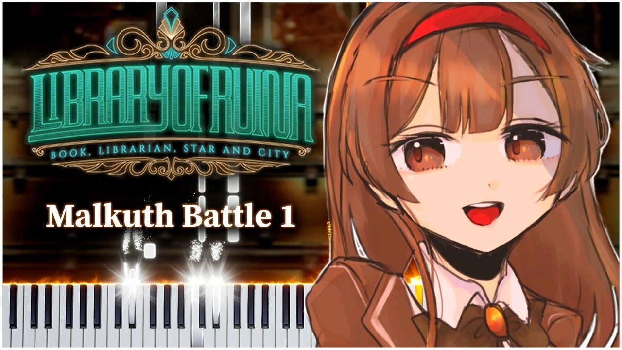 Malkuth Battle 1 (Library of Ruina) 【 PIANO TUTORIAL 】 - YouTube
