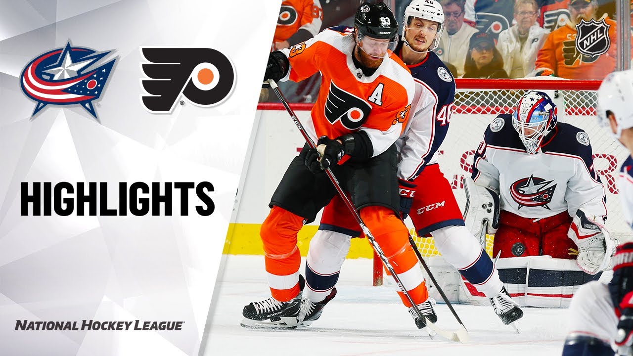 NHL Highlights | Blue Jackets @ Flyers 10/26/19 - YouTube