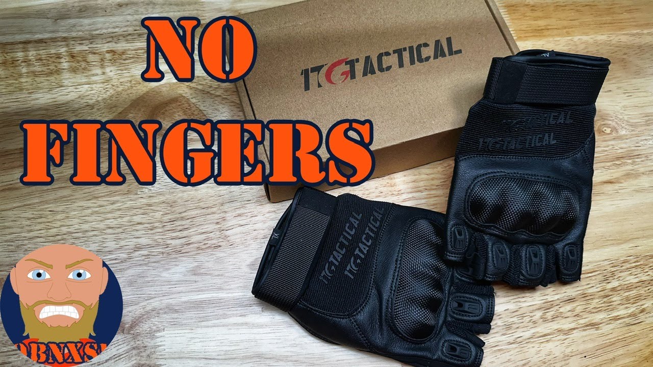 1TG Tactical Fingerless Gloves - YouTube