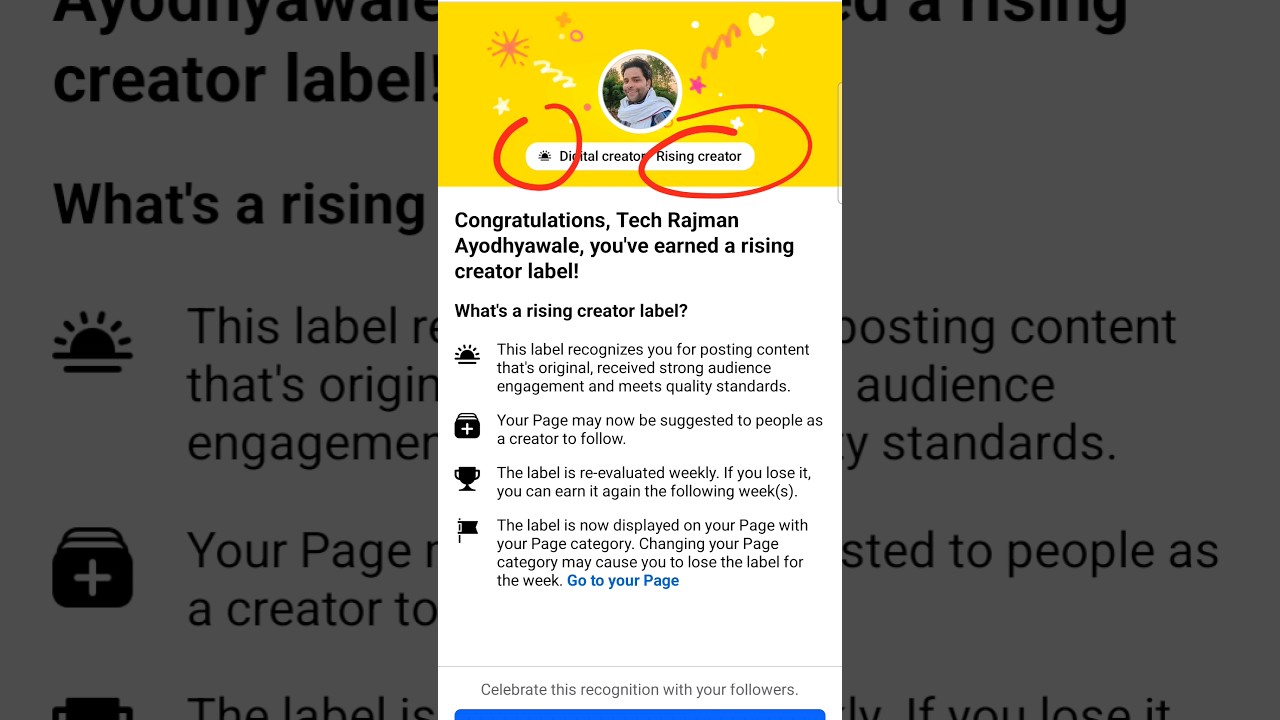 Facebook Rising Creator ️ Kya Hai #reelsfbviral #techrajman #reelsfb # ...
