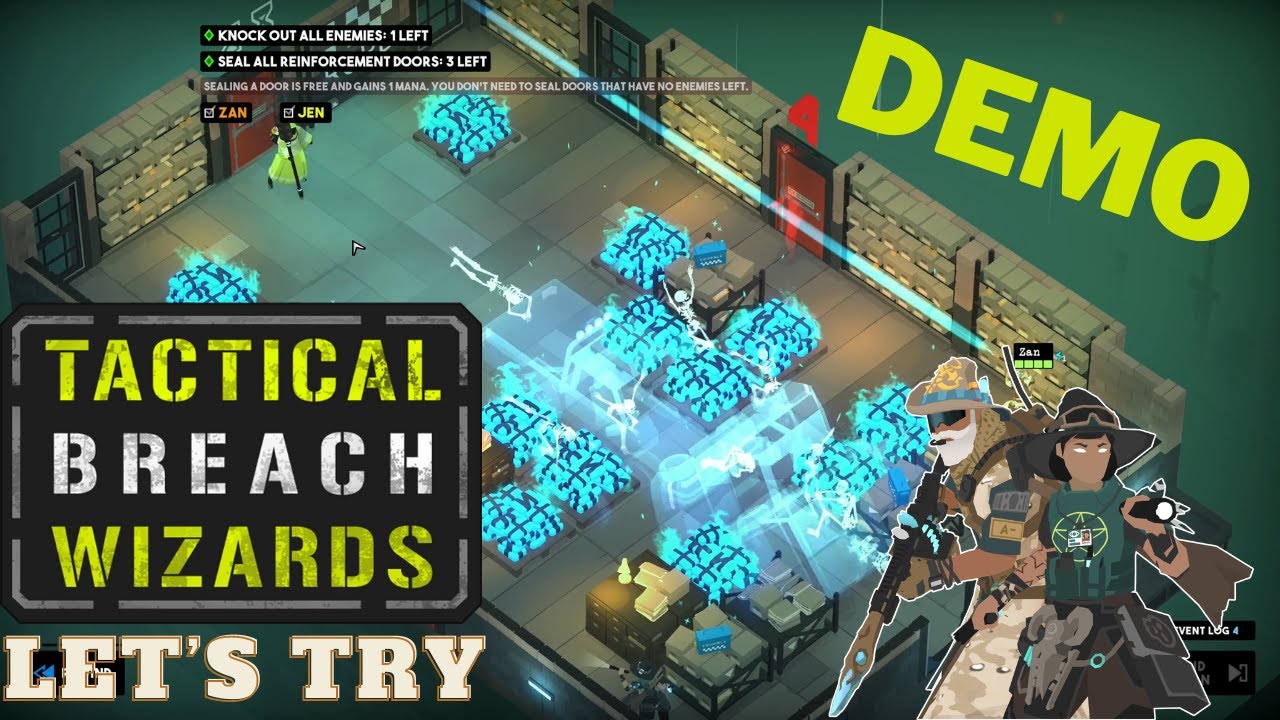 Let's Try - Tactical Breach Wizards - A Wacky Tactical Puzzle game ...