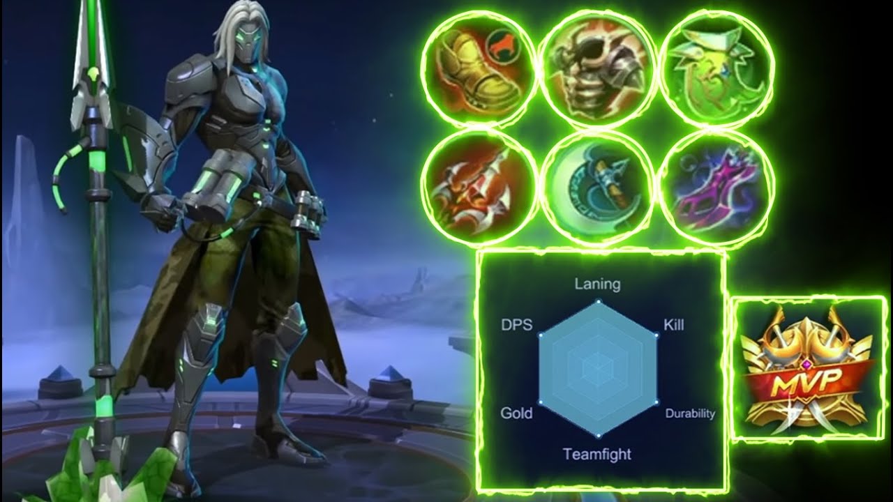 BEST BUILD FOR MOSKOV GOLD LANE SOLO RANKED GAME! DAMAGE AND DEFENSE ...