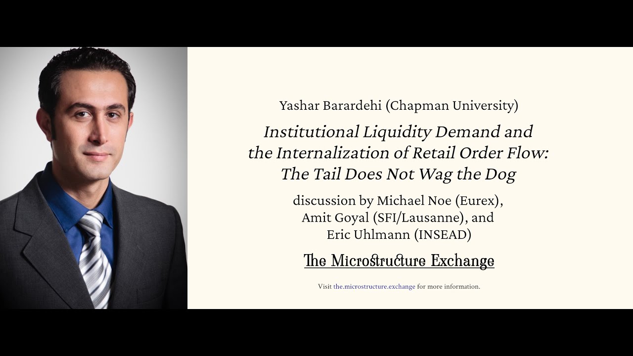 The Microstructure Exchange: Yashar Barardehi (Chapman University ...