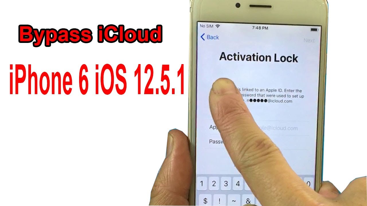 Bypass iCloud iPhone 6 Activation Lock iOS 12.5.1 Fix On OFF Reboot ...