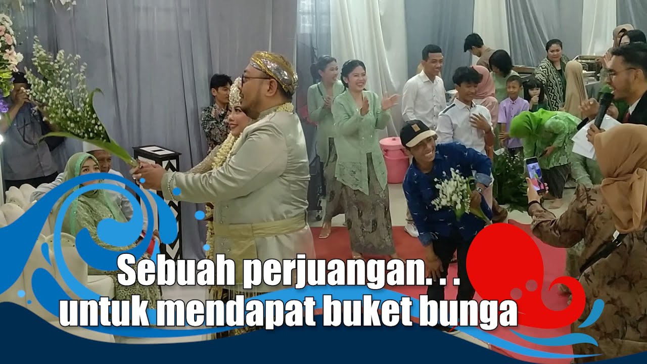 Inilah Makna Lempar Buket Bunga Pernikahan - YouTube