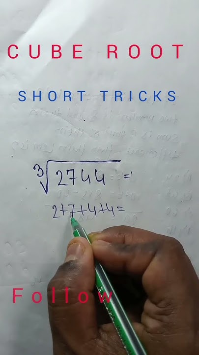 Cube Root Short Tricks #maths #shorts - YouTube