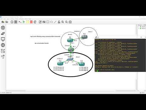 CCNP ENCORE OSPF route filtering using summarization command - YouTube